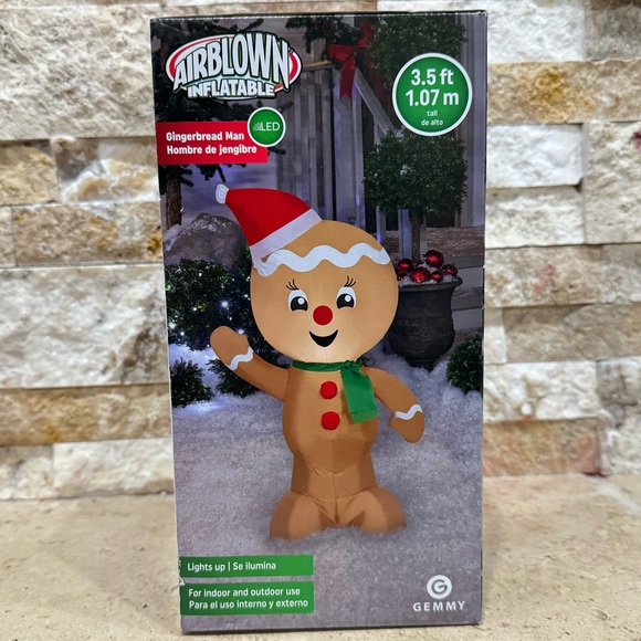 Gemmy | Holiday | Gemmy Airblown Inflatable Led Gingerbread Boy 35ft ...